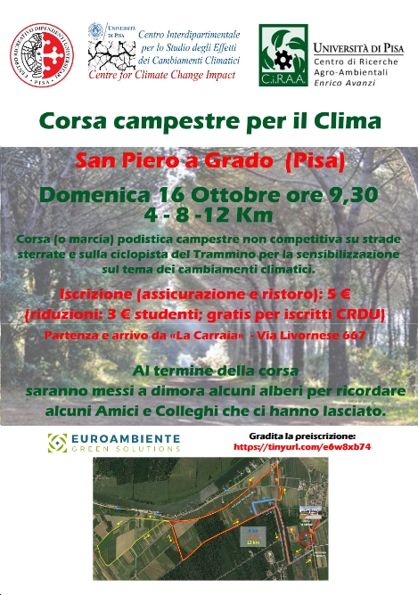 Corsa campestre per il clima 2022 – Centro Interdipartimentale di ... Corsa campestre per il clima 2022 – Centro Interdipartimentale di ...